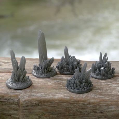 Crystal Tokens - Hexy.Digital - 3D files of characters and monsters.